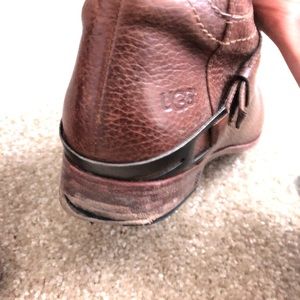 UGG | Shoes | Ugg Channing Brown Leather Riding Boots 75 | Poshmark
